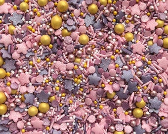 Gold Star Sprinkle Mix. Cake Decorating Cupcakes Sprinkles - Etsy UK