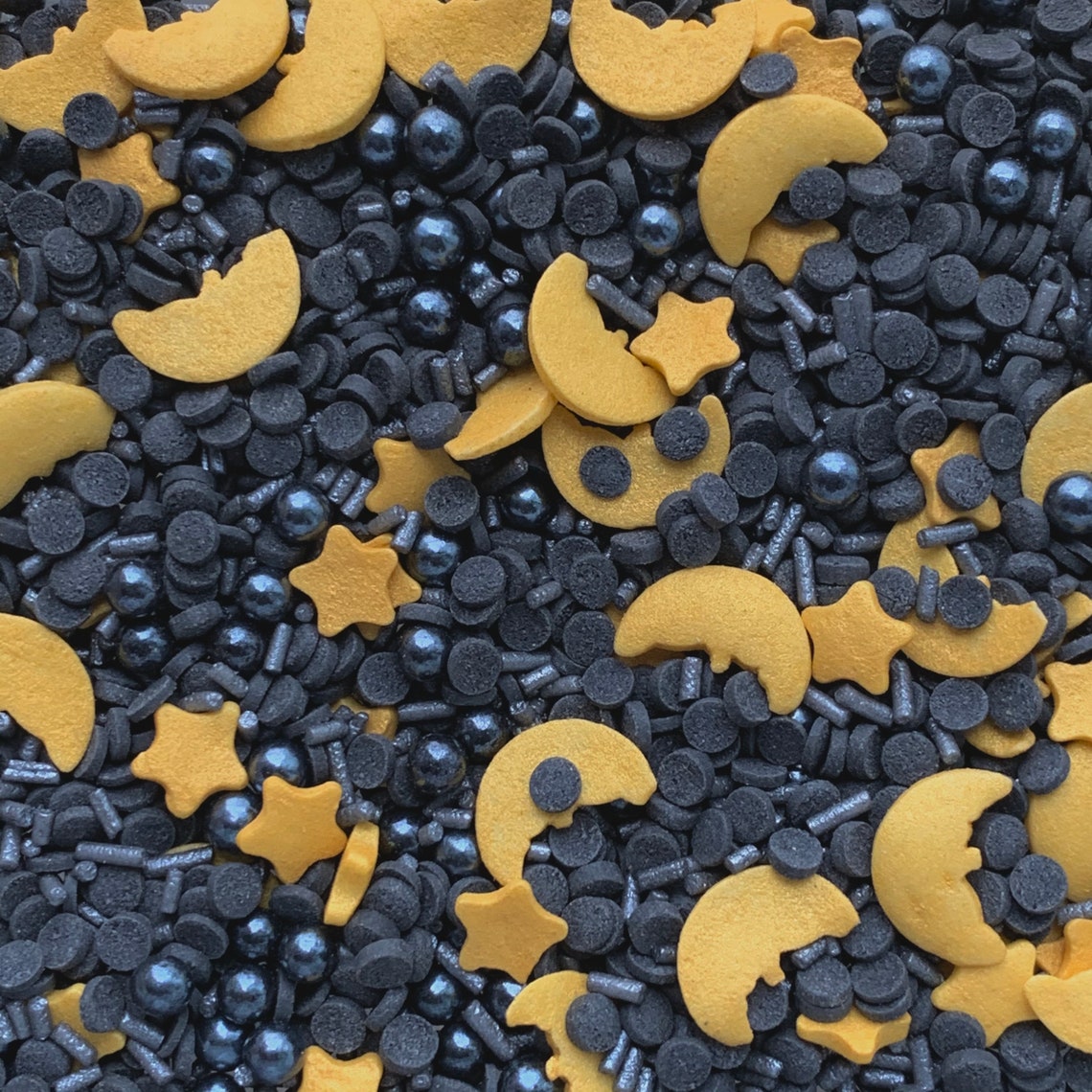 Moon and Stars Sprinkle Mix. Cake Decorating Cupcake - Etsy UK