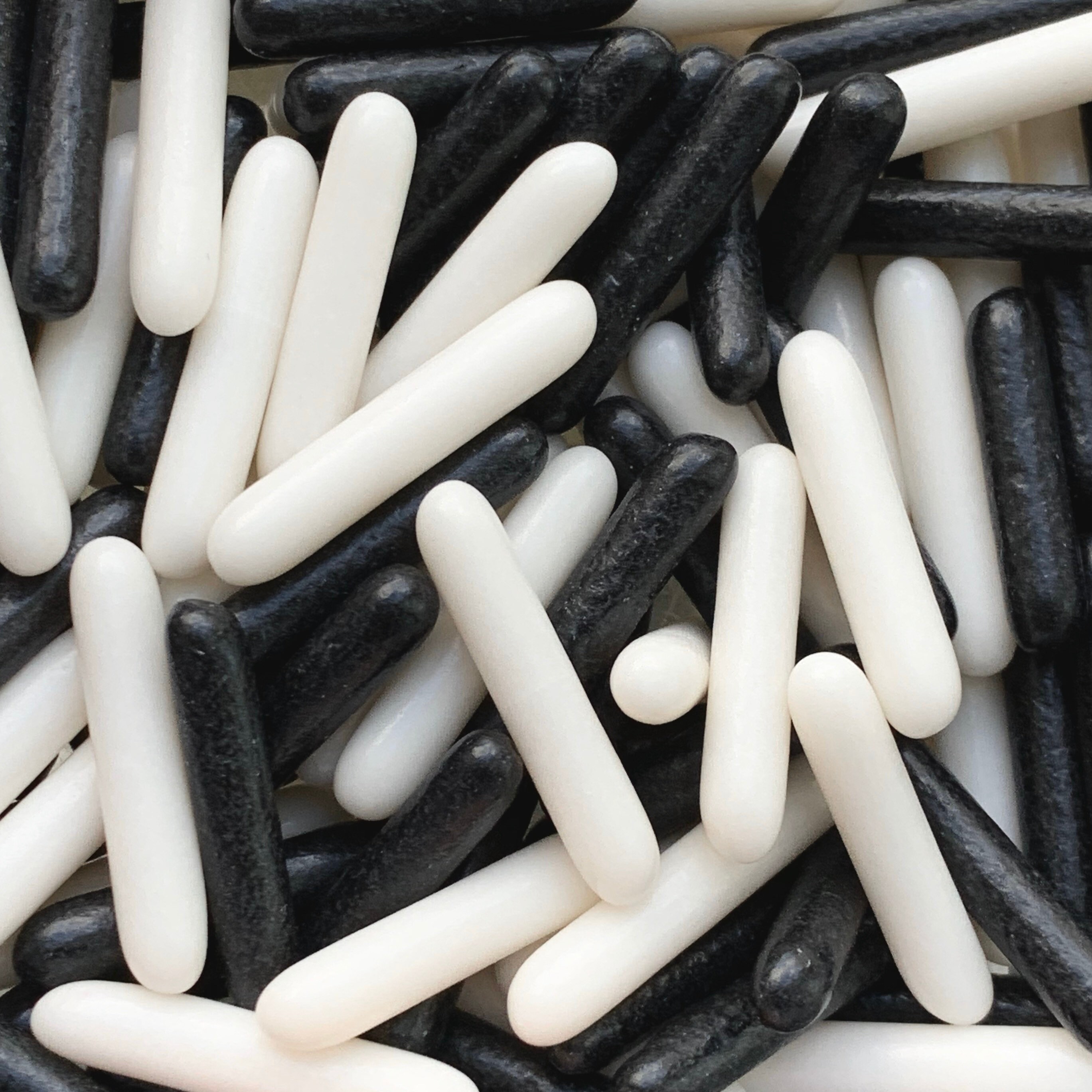 Metallic Macaroni Rods Mixes Hot Pink Black Gold Silver | Etsy