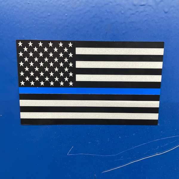 Police Reflective Decal - Etsy