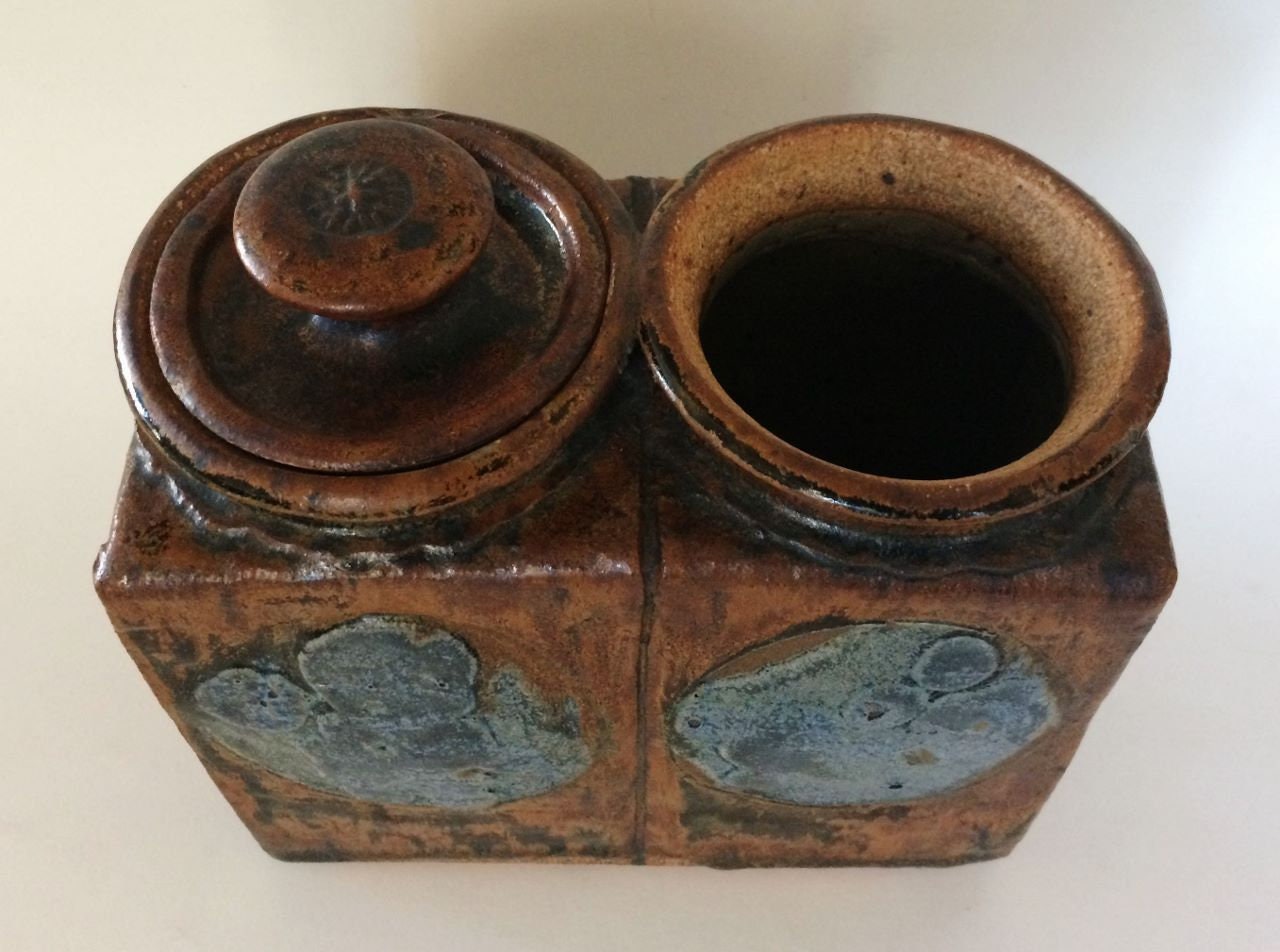 John Fassbinder Original Double Vase w/Stopper | Etsy