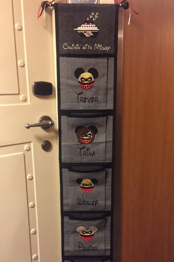 2 3 4 or 5 Pocket Embroidered Fish Extender for Disney | Etsy