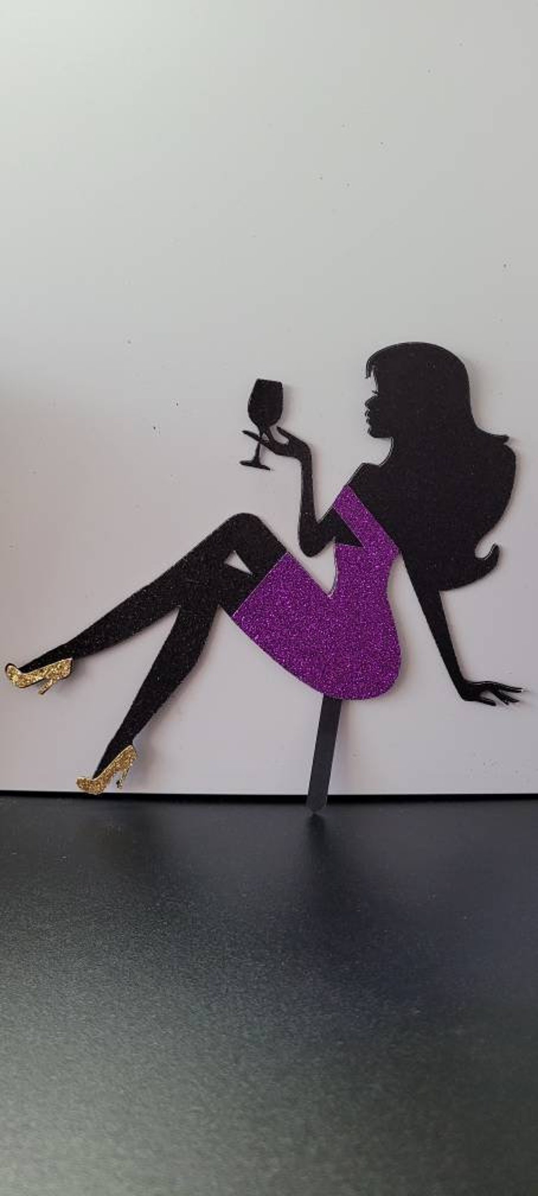 Sitting Girl Cake Topper - Expedited Order/shipping - Etsy