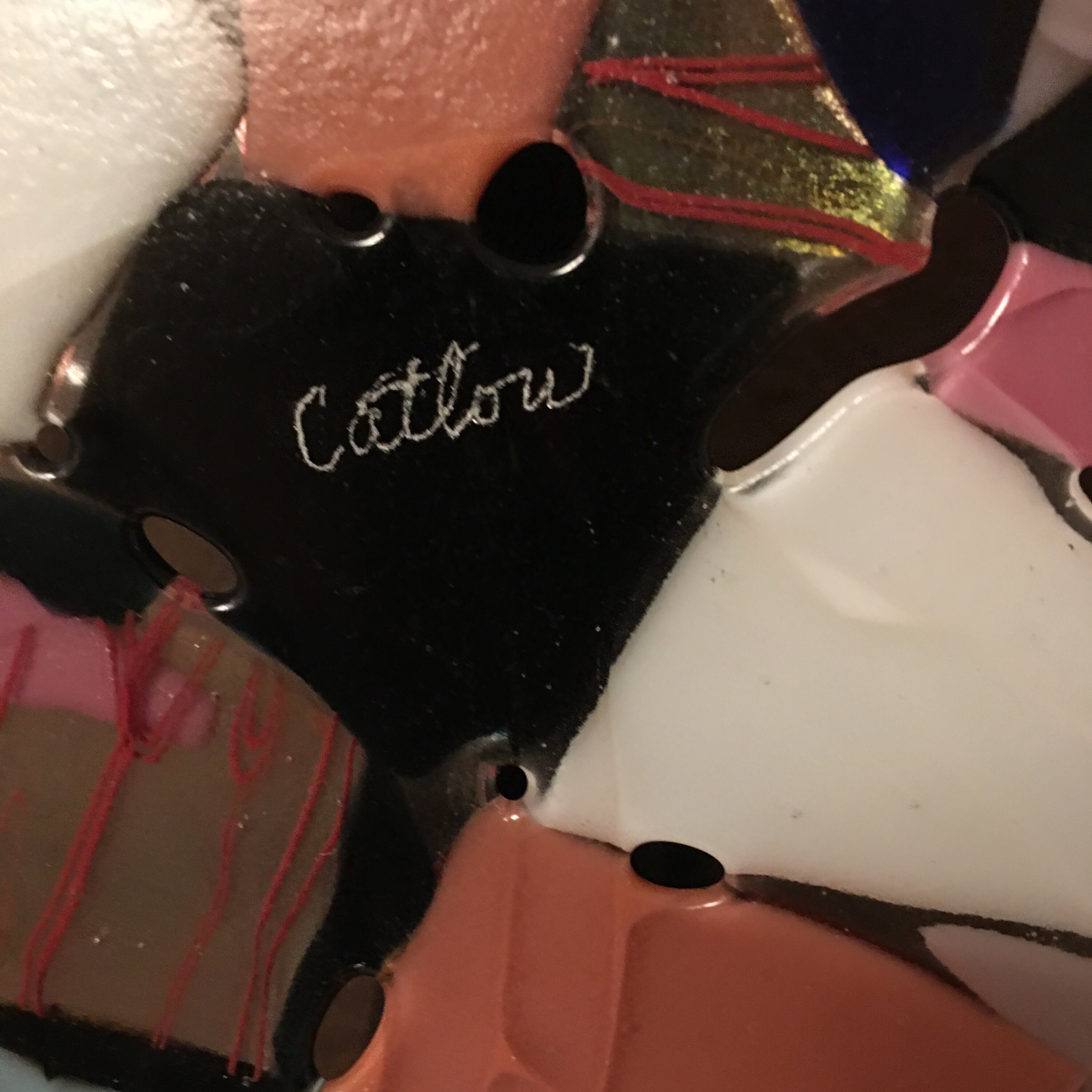 Vintage Designer Art Studio Marilyn Catlow Fused Colored Glass Artisan ...