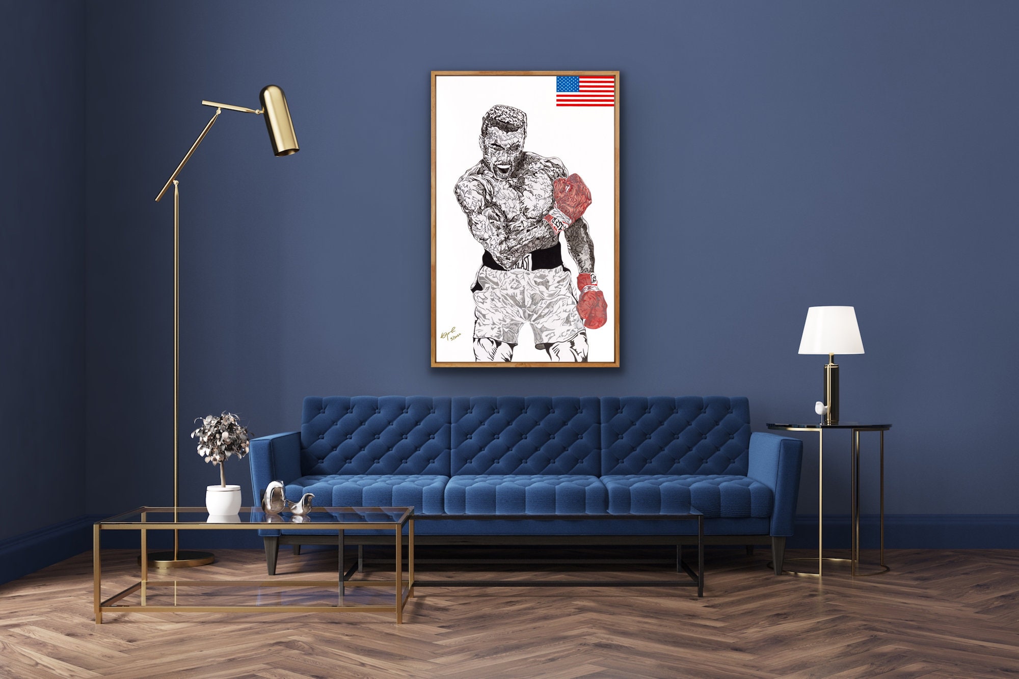 Muhammad Ali Fight stance poster of the greatest boxer of | Etsy