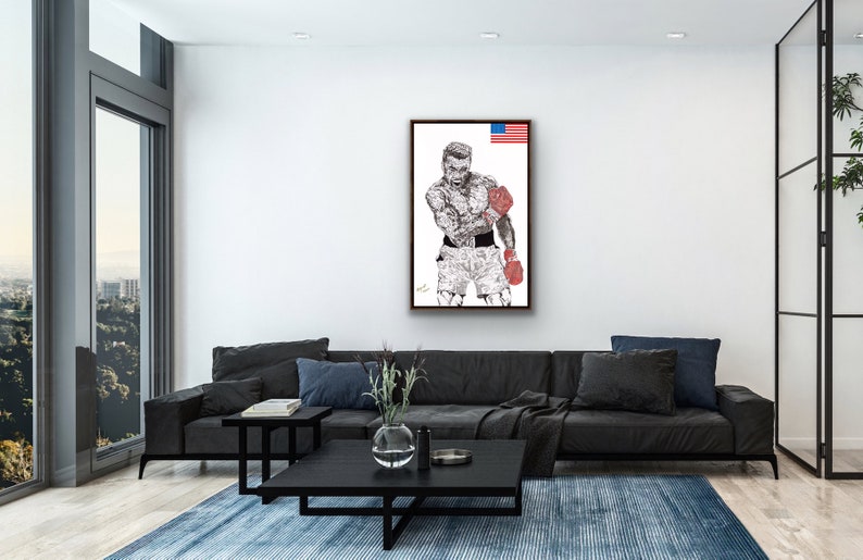 Muhammad Ali Fight Stance Poster of the Greatest Boxer of - Etsy
