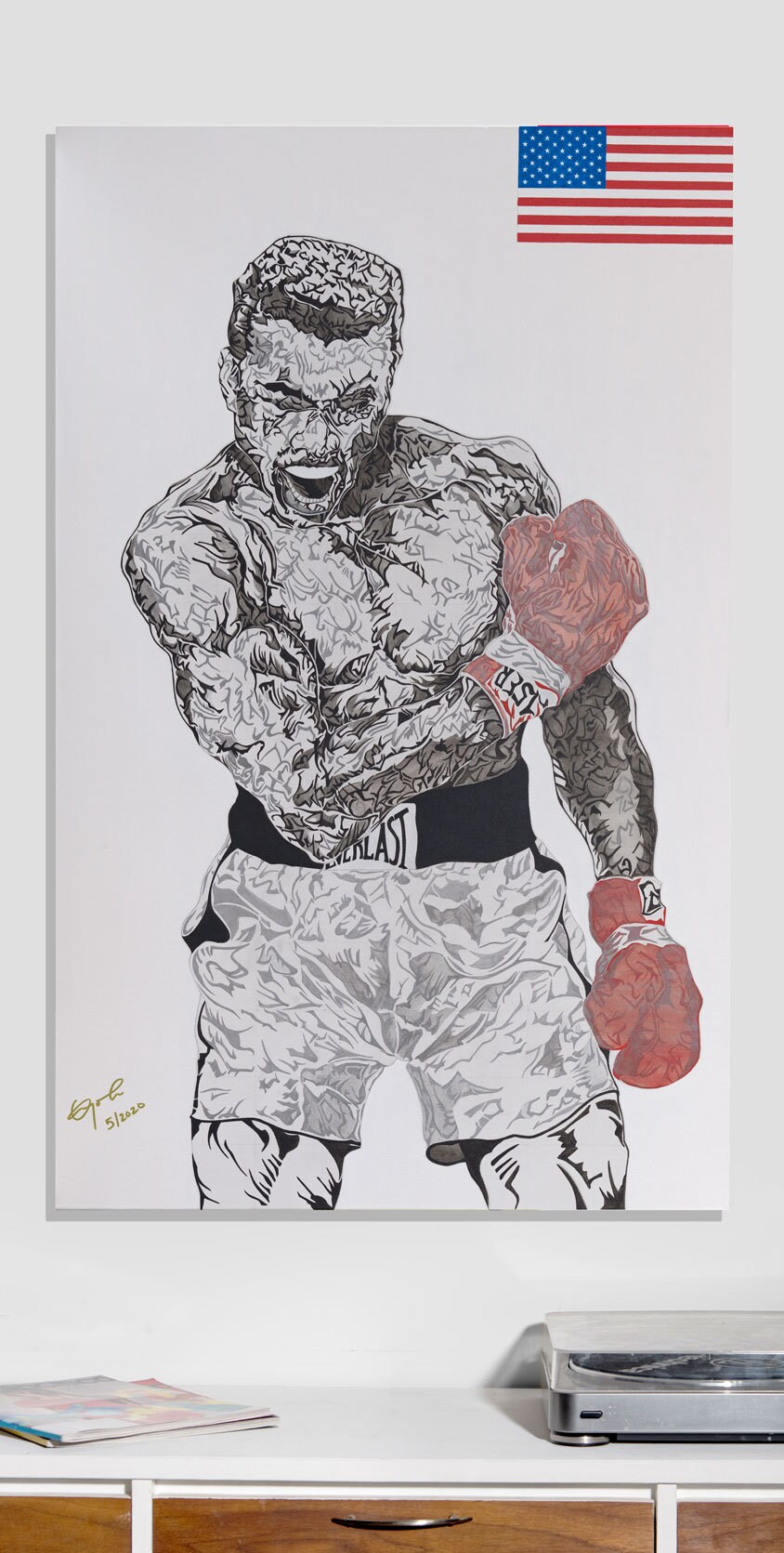 Muhammad Ali Fight Stance Poster of the Greatest Boxer of - Etsy