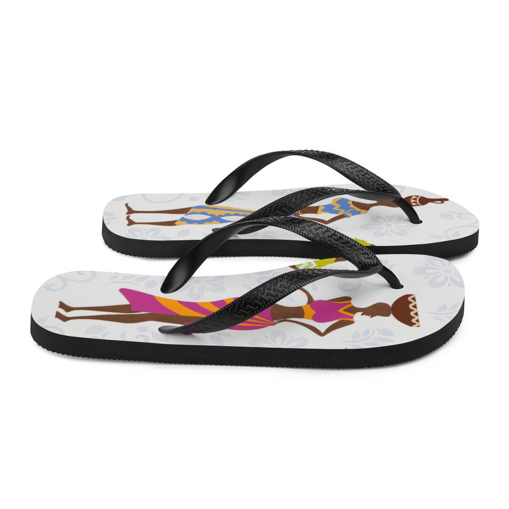 Fun and Durable Flip Flops With Unique Nigerian Art Design: - Etsy