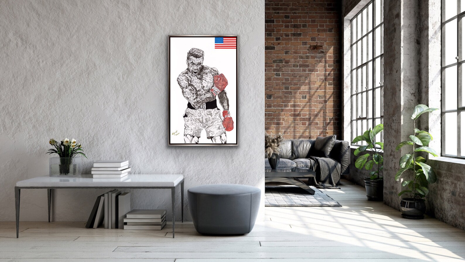 Muhammad Ali Fight stance poster of the greatest boxer of | Etsy
