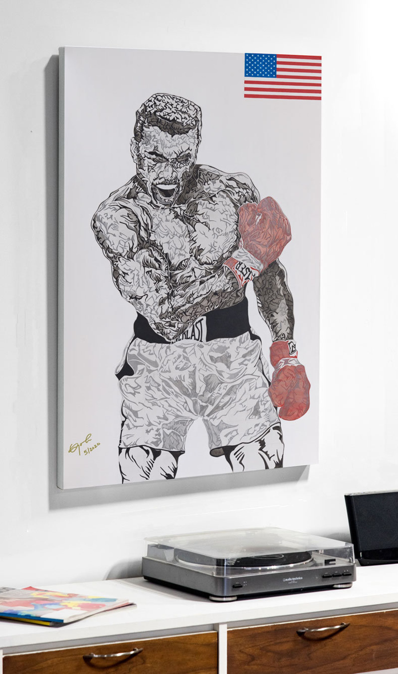 Muhammad Ali Fight Stance Poster of the Greatest Boxer of - Etsy