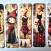 Christmas Bookmarks: Whimsy Christmas Cats, Set of Five - Etsy