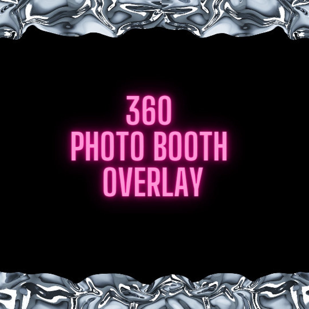 Metallic Silver 360 Photo Booth Overlay - Etsy