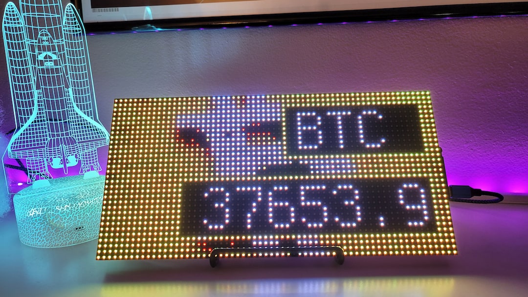 Bitcoin Ticker Crypto Ticker Live Prices - Etsy