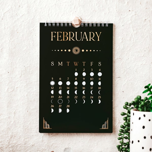 Moon Calendar - Etsy