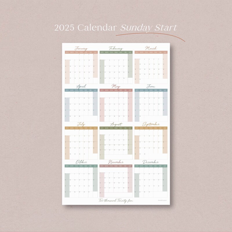 Poster Calendar - Etsy
