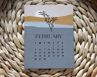 Modern Calendar - Etsy