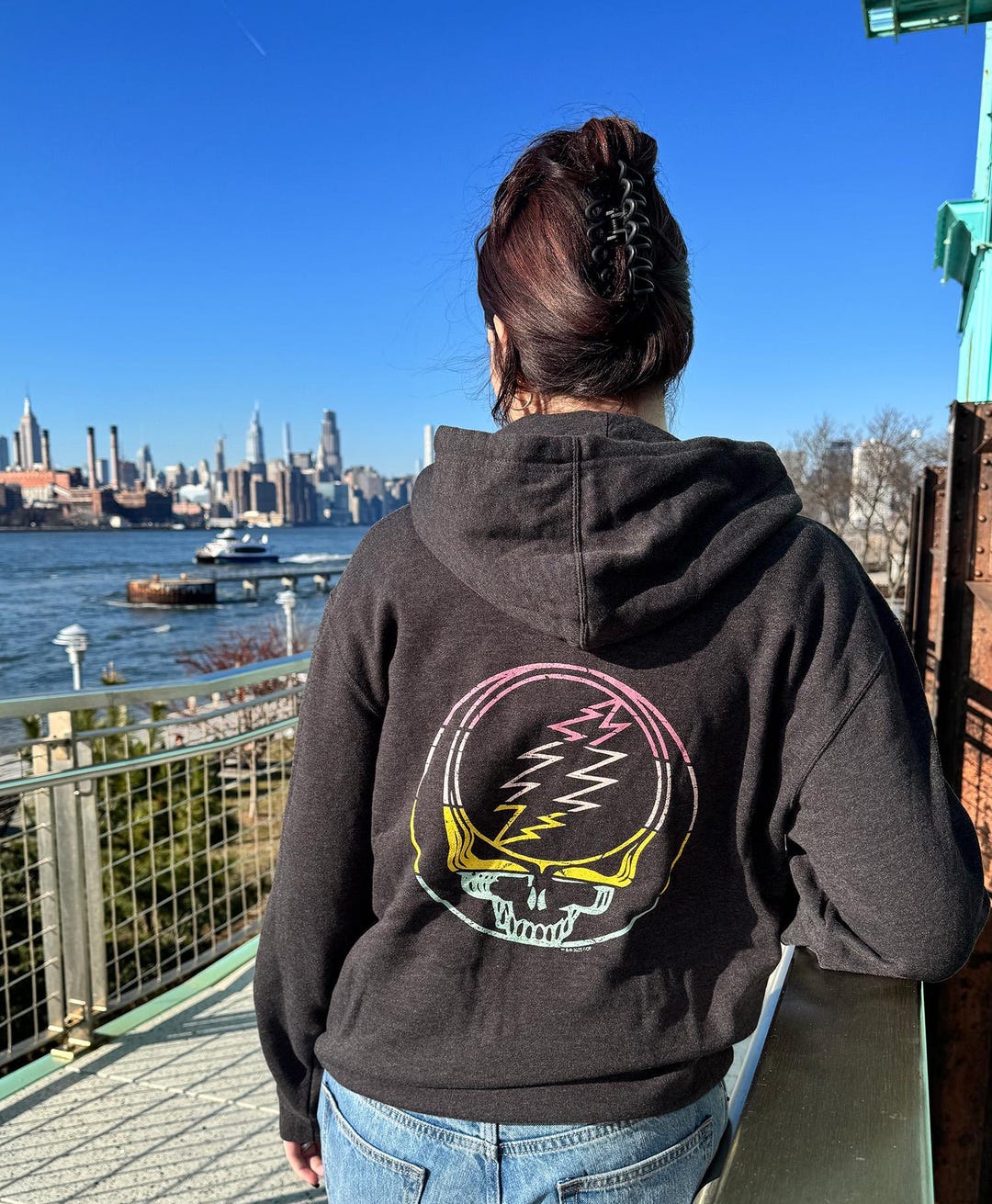 Grateful Dead Sunset Stealie Unisex Zip Hoodie - Etsy