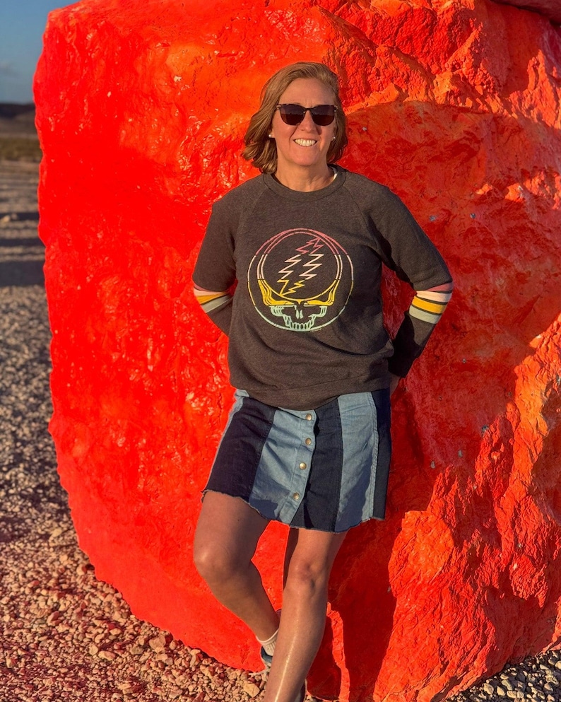 Grateful Dead Sunset Stealie Sweatshirt – Women’s Grateful Dead ...