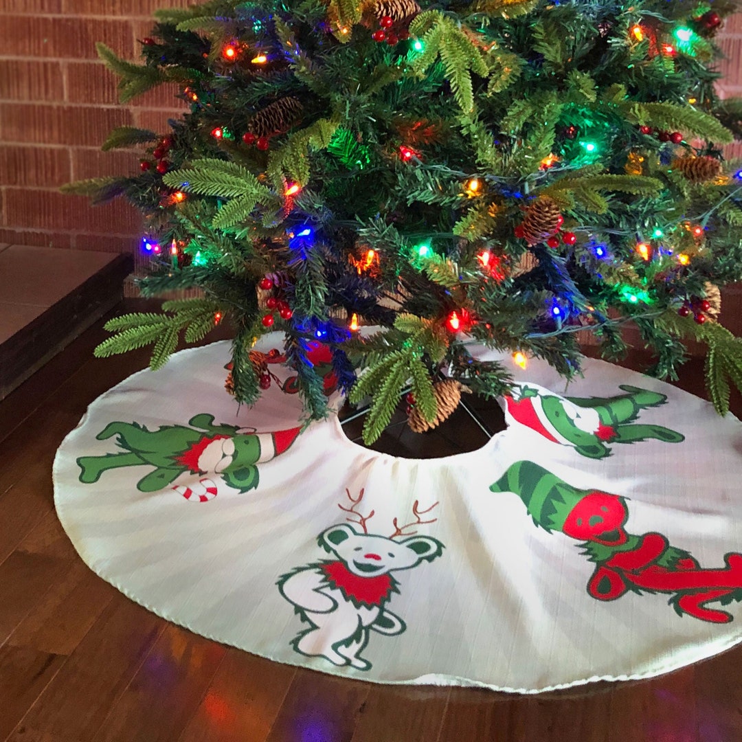 Grateful Dead Jingle Bears Christmas Tree Skirt - Etsy