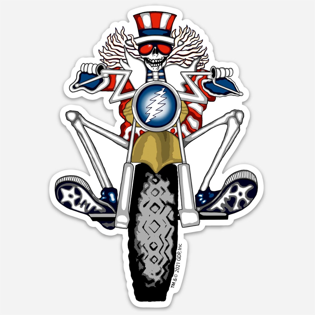 Grateful Dead Psycle Sam Sticker - Etsy