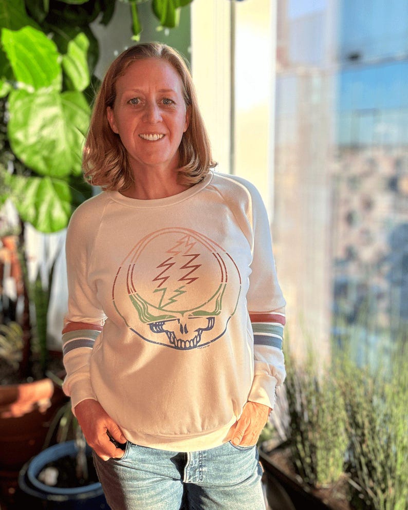 Grateful Dead Sunset Stealie Sweatshirt – Women’s Grateful Dead ...