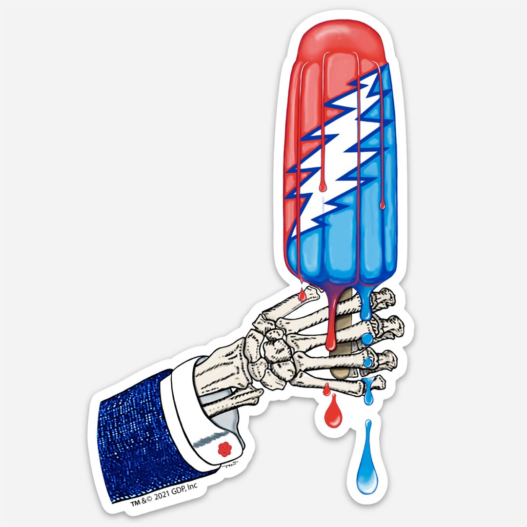 Grateful Dead Rocket Pop Sticker - Etsy