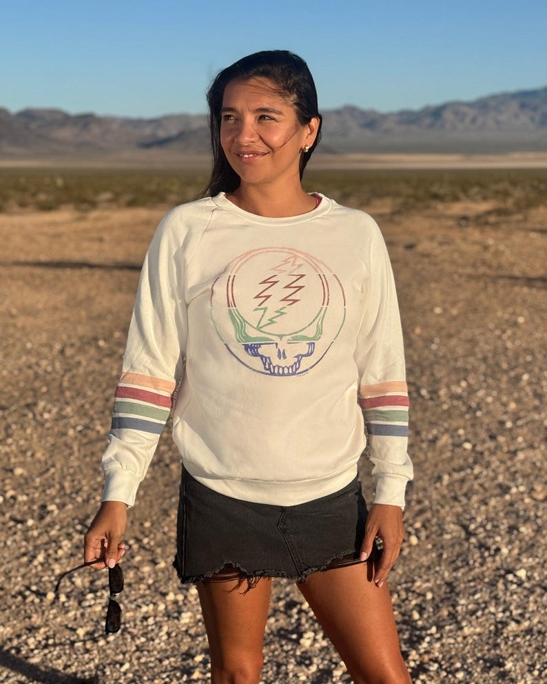Grateful Dead Sunset Stealie Sweatshirt – Women’s Grateful Dead ...
