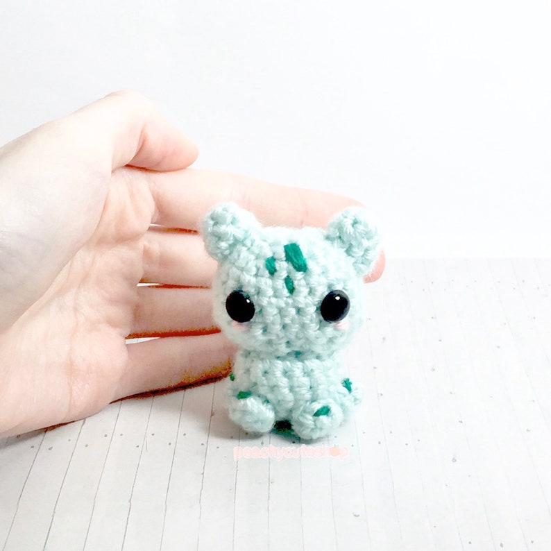 Bulbasaur Plush Bulbasaur Amigurumi Cute Plush Mini | Etsy