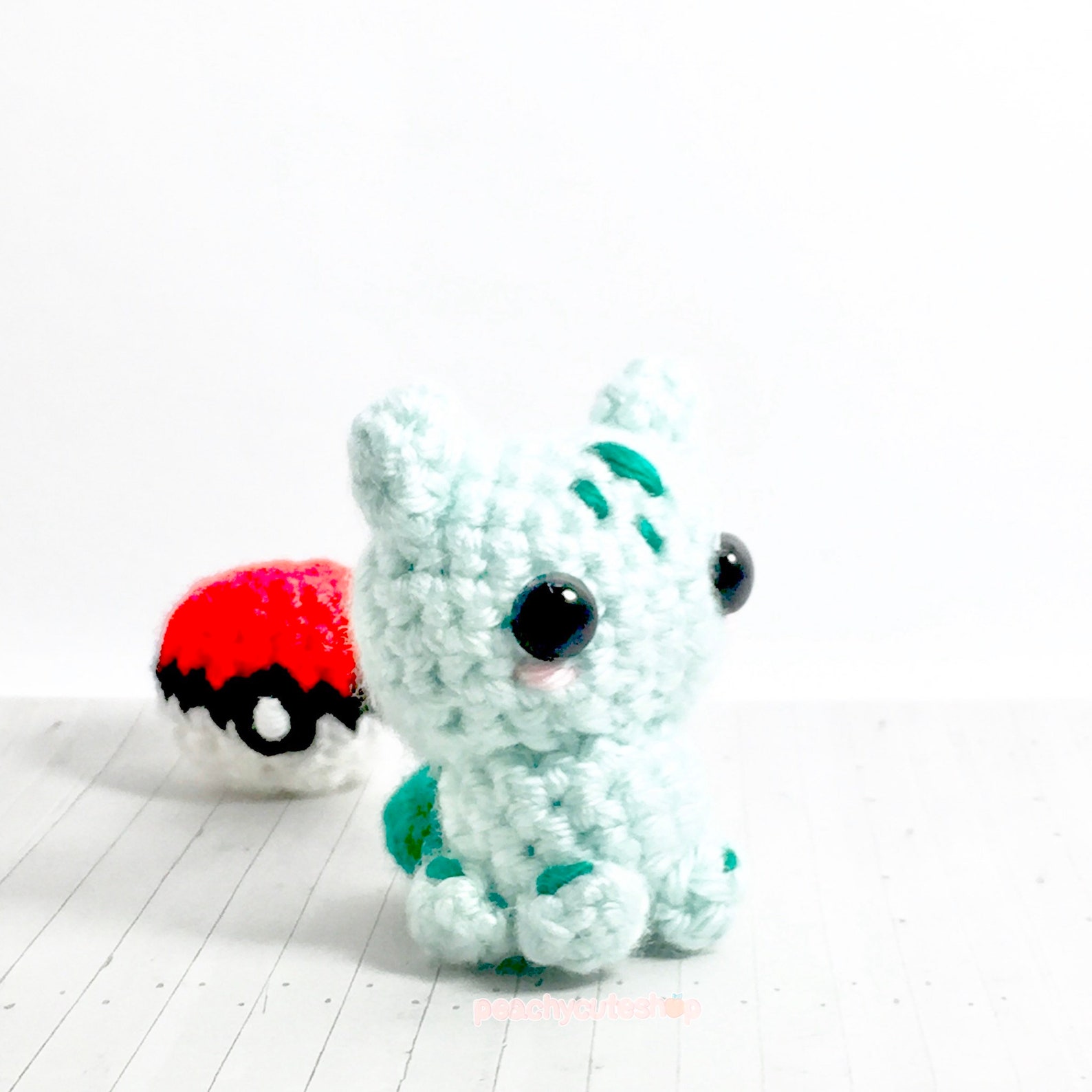 Bulbasaur Plush Bulbasaur Amigurumi Cute Plush Mini | Etsy