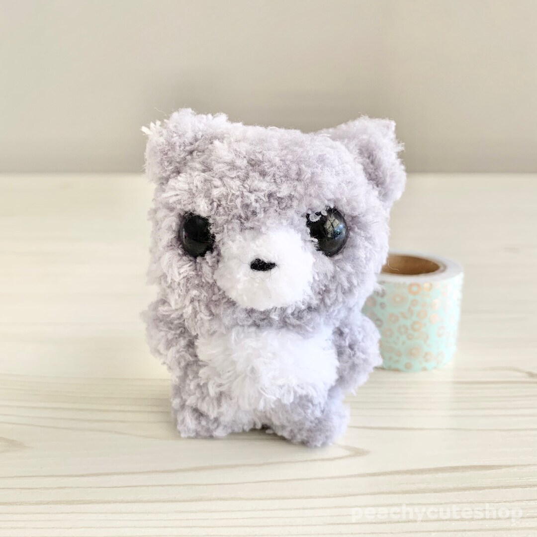 Wolf Plush Wolf Stuffed Animal Wolf Amigurumi Cute Plush - Etsy