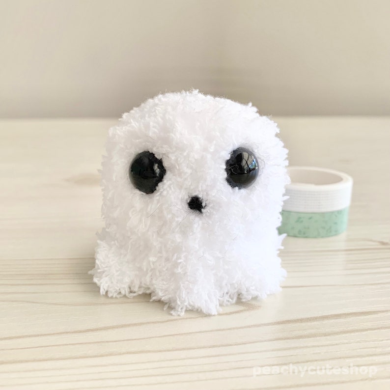 Fluffy Ghost Plush Amigurumi Ghost Cute Ghost Stuffed | Etsy
