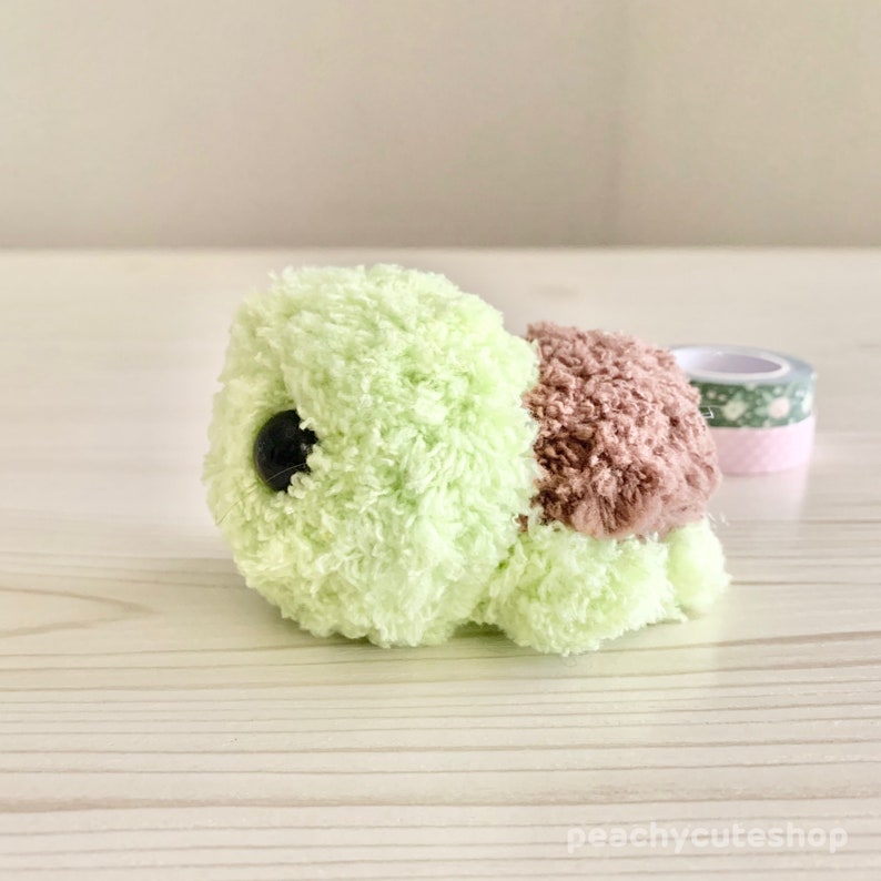 Turtle Plush Fluffy Turtle Amigurumi Turtle Kawaii - Etsy