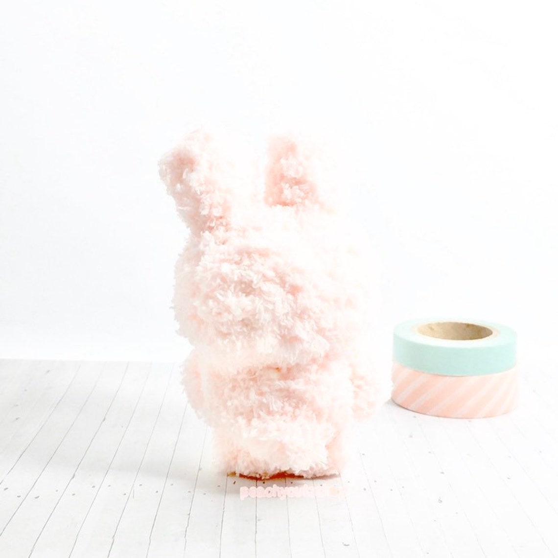 Kawaii Bunny Pink Bunny Plush Kawaii Plush Stuffed Bunny | Etsy