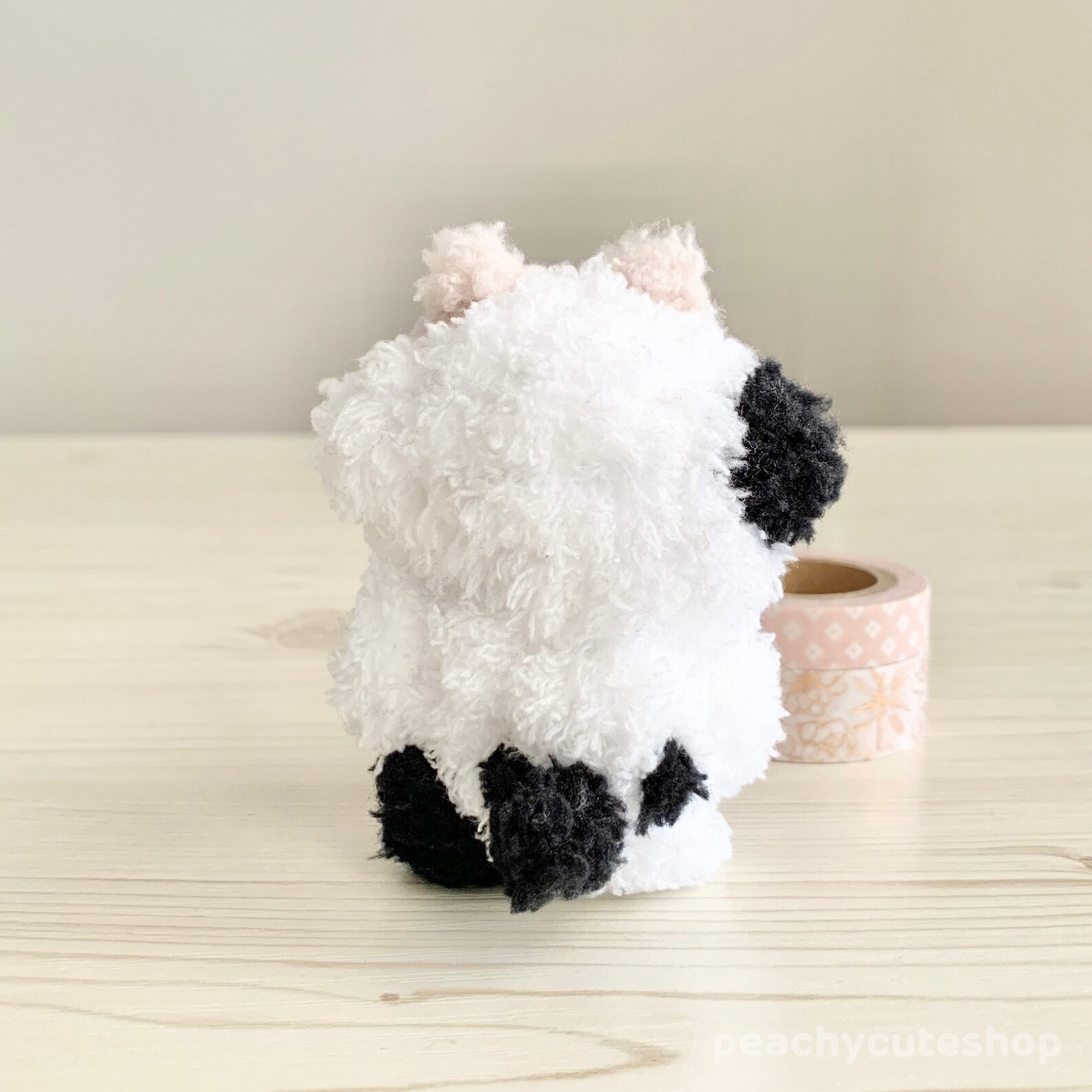 Kawaii Cow Mini Cow Plush Cow Stuffed Animal Amigurumi - Etsy