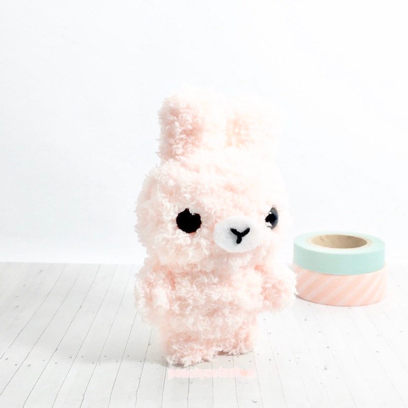 Kawaii Bunny Pink Bunny Plush Kawaii Plush Stuffed Bunny | Etsy