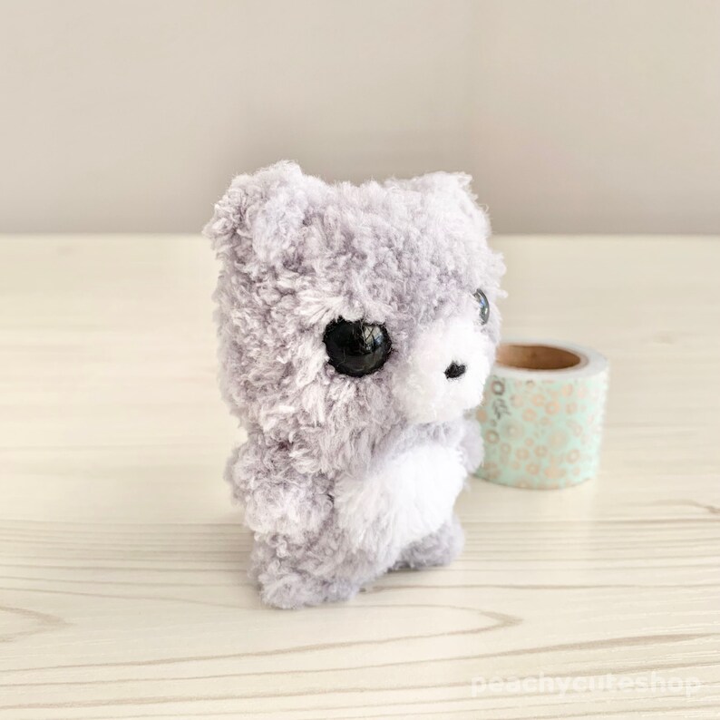 Wolf Plush Wolf Stuffed Animal Wolf Amigurumi Cute Plush - Etsy
