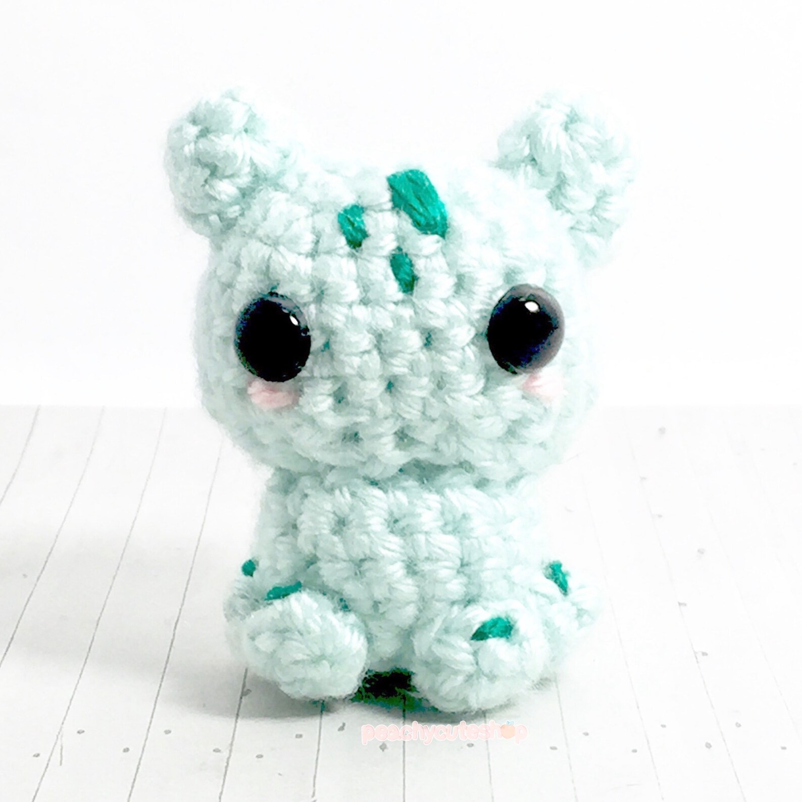 Bulbasaur Plush Bulbasaur Amigurumi Cute Plush Mini | Etsy
