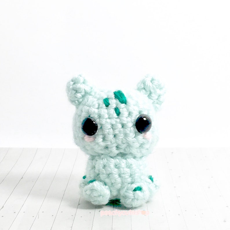 Bulbasaur Plush Bulbasaur Amigurumi Cute Plush Mini | Etsy