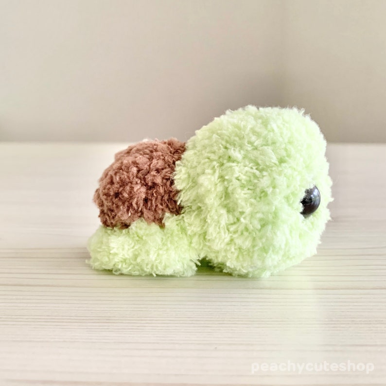 Turtle Plush Fluffy Turtle Amigurumi Turtle Kawaii - Etsy