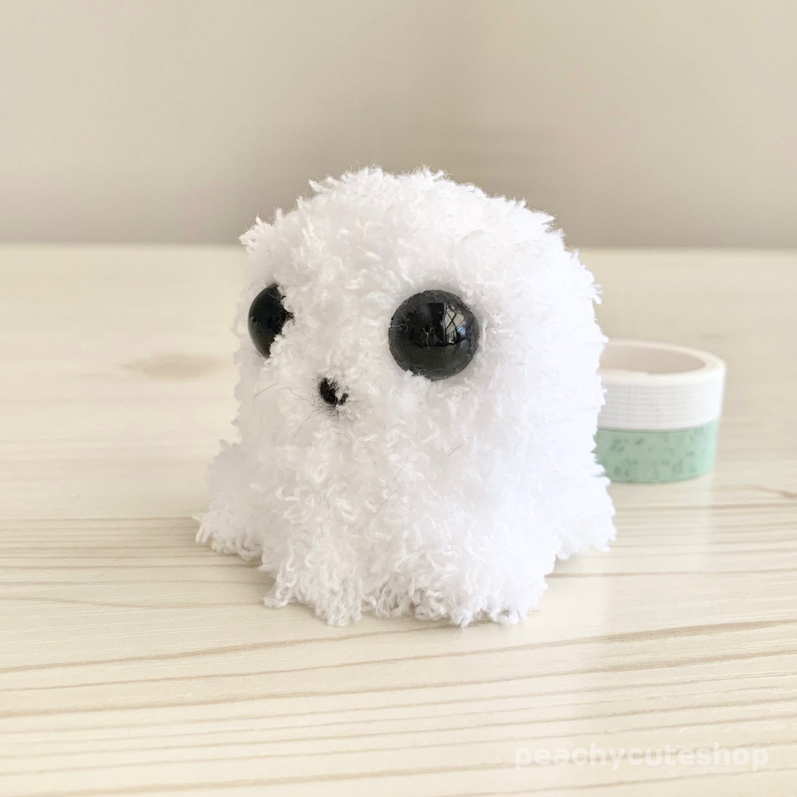 Fluffy Ghost Plush Amigurumi Ghost Cute Ghost Stuffed | Etsy