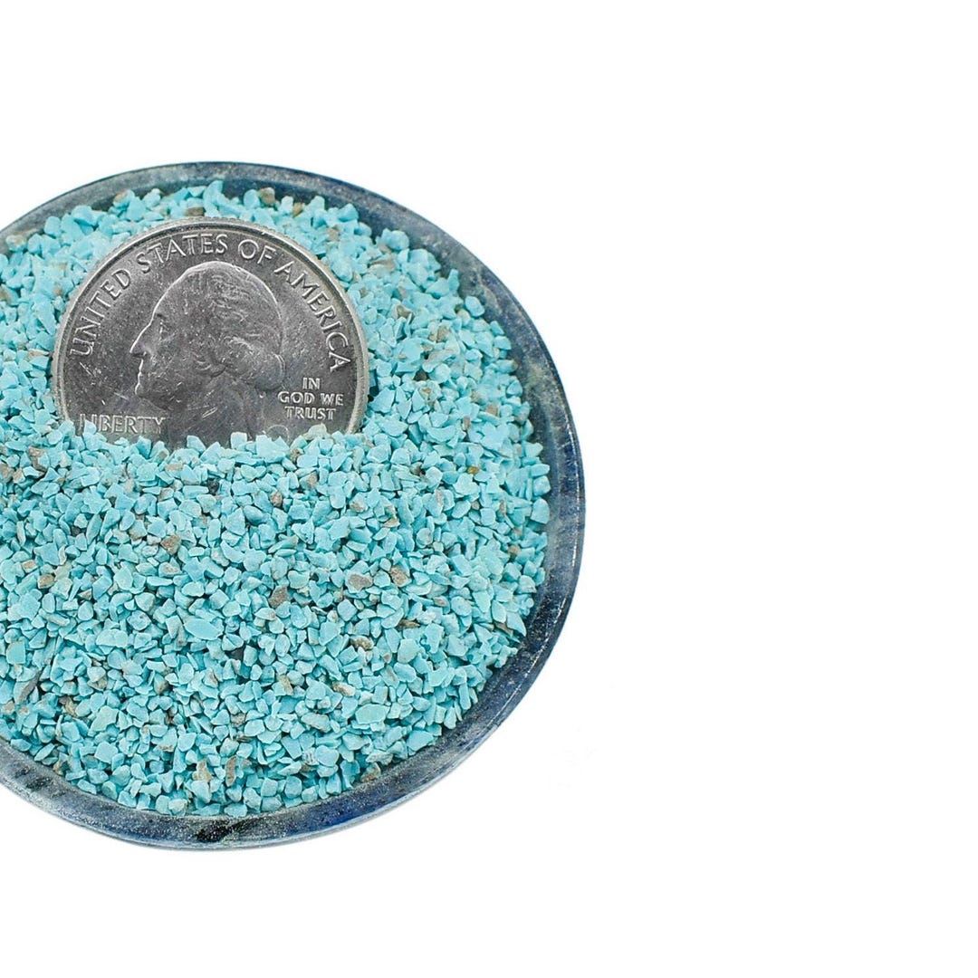 Raw Stone Green Turquoise Crushed December Birthstone Rough Gemstone ...