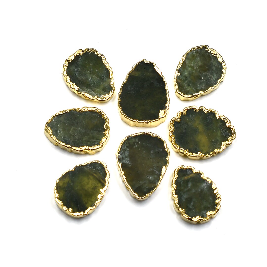 Vessonite Gemstone Fancy Shape Pear 11x13 to 12x16 Mm Electroplated ...