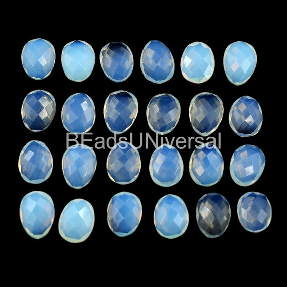 Opalith Edelstein Facettierte Perlen 10x12 bis 20x24 mm - Etsy.de