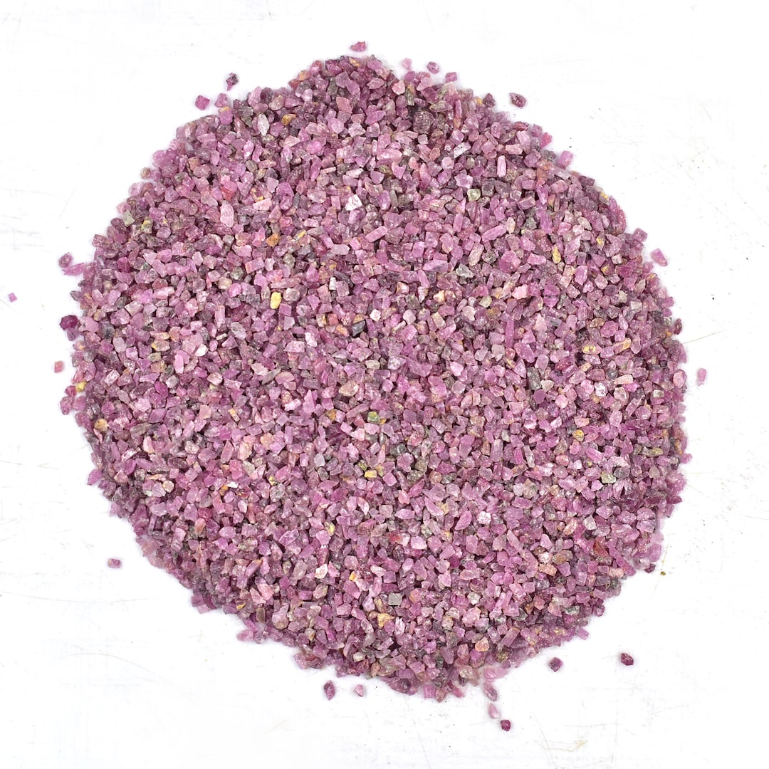 Natural Ruby Stone 50g Crushed Raw July Birthstone Ruby Healing Crystal ...