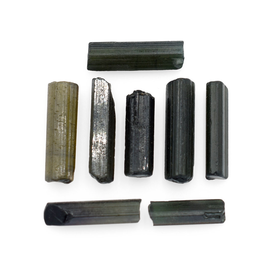 Raw Black Tourmaline Pointer Pencil Loose Gemstone Healing Crystal ...