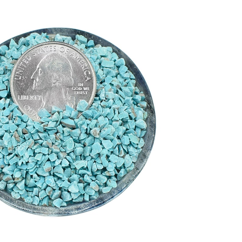 Raw Stone Green Turquoise Crushed December Birthstone Rough Gemstone ...
