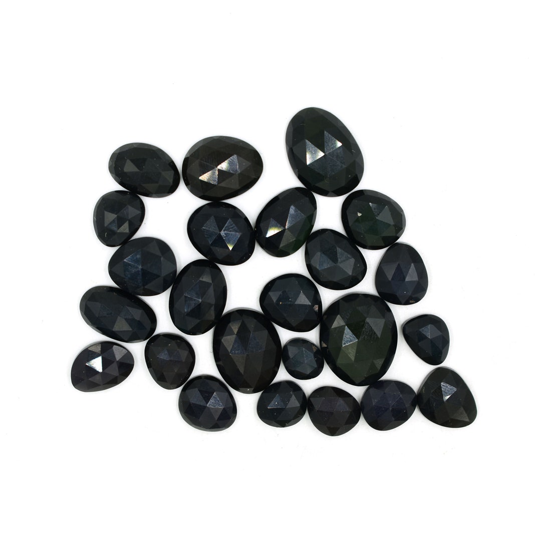 Natural Rainbow Obsidian Rosecuts Loose Gemstone 8x10 to 12x16 Mm Loose ...