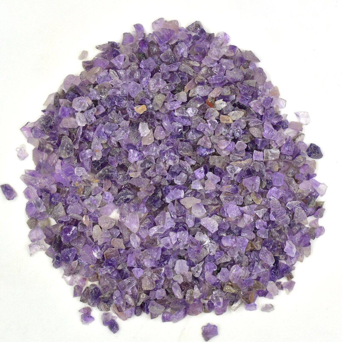 Natural Amethyst Crushed Raw Stone Raw Rough Gemstone Powder | Etsy
