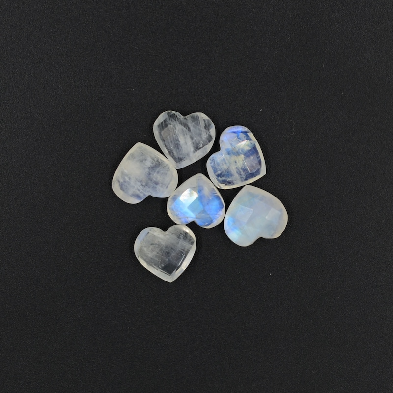 Moonstone Heart - Etsy