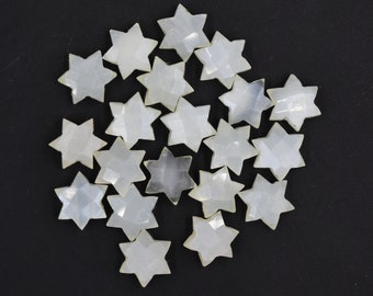 Tiny White Star Beads - Etsy